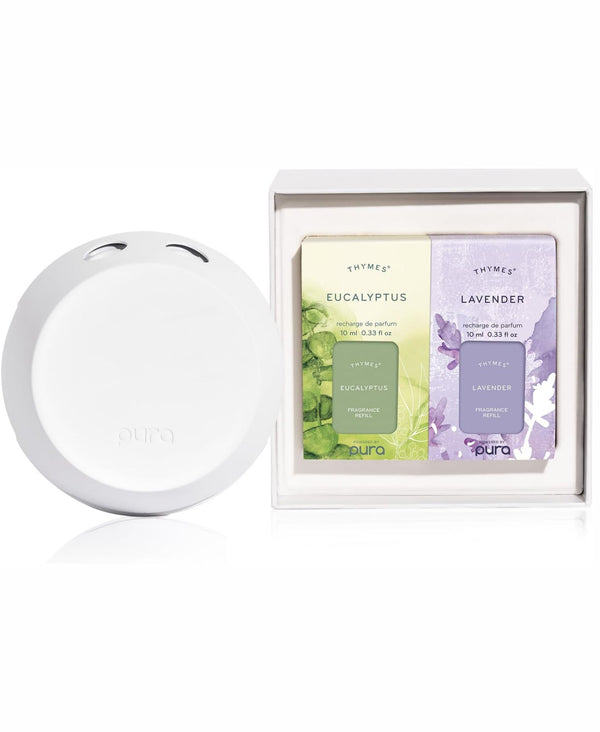 Thymes Lavender & Eucalyptus Pura V4 Smart Home Diffuser Kit – Home Treasures & More