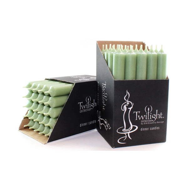 Twilight Unscented 10" Dinner Candle - Light Sage - 1/Pack – Home ...