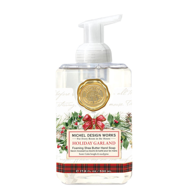Michel Design Works Holiday Garland Foaming Hand Soap – Home Treasures ...