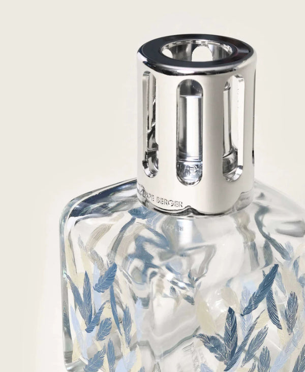 Ice Cube Blue Feathers Lamp Gift Set - Lampe Berger – Home Treasures & More