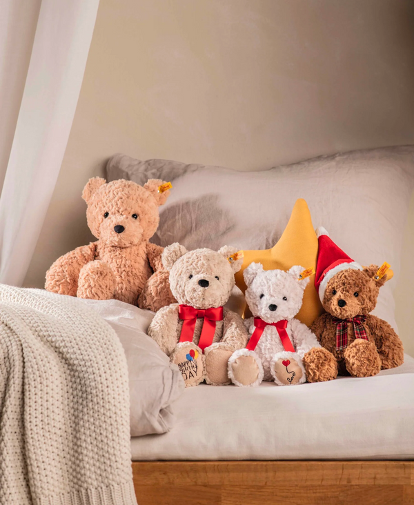 Jimmy Teddy Bear - Christmas Steiff Stuffed Animal – Home Treasures & More
