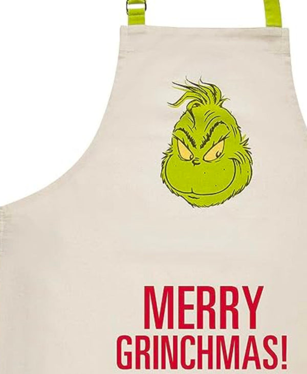 The Grinch "Merry Grinchmas" Kitchen Apron – Home Treasures & More