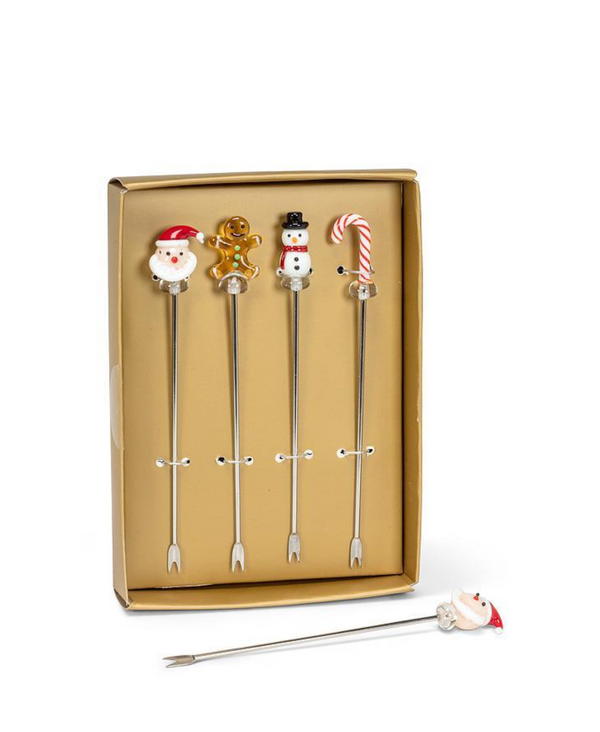 Holiday Icon Cocktail Picks - Set of 4 – Home Treasures & More