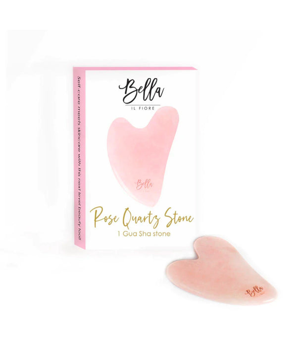 Bella Rose Quartz Gua Sha Facial Stone – Home Treasures & More
