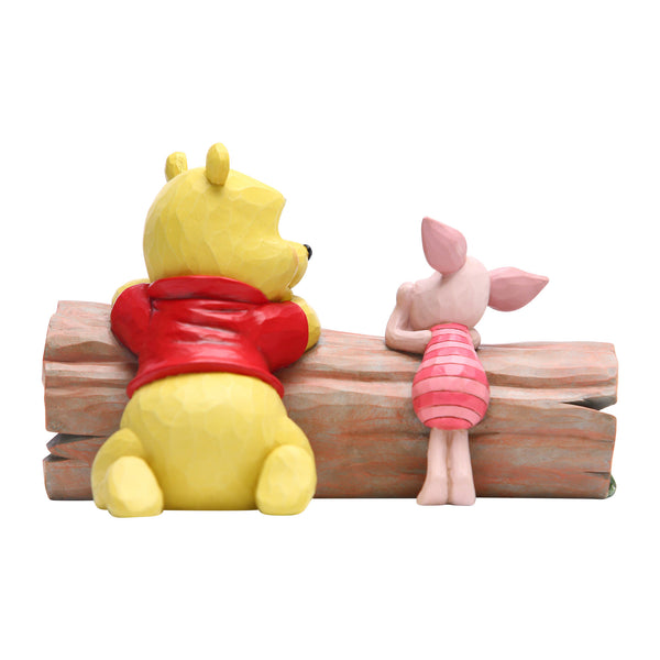 Winnie The Pooh - Pooh & Piglet By Log – Home Treasures & More